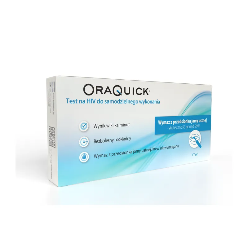 Hydrex Oraquick HIV Self - Domowy test na HIV - 1 sztuka